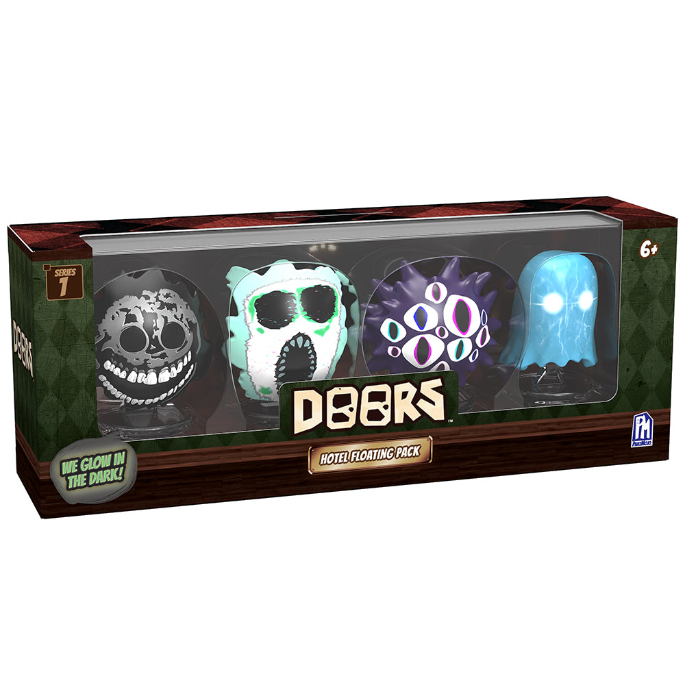 DOORS - Hotel Floating Minifigure 4-Pack (2.5" Tall, Glow-in-the-Dark, – EpicDrops.com
