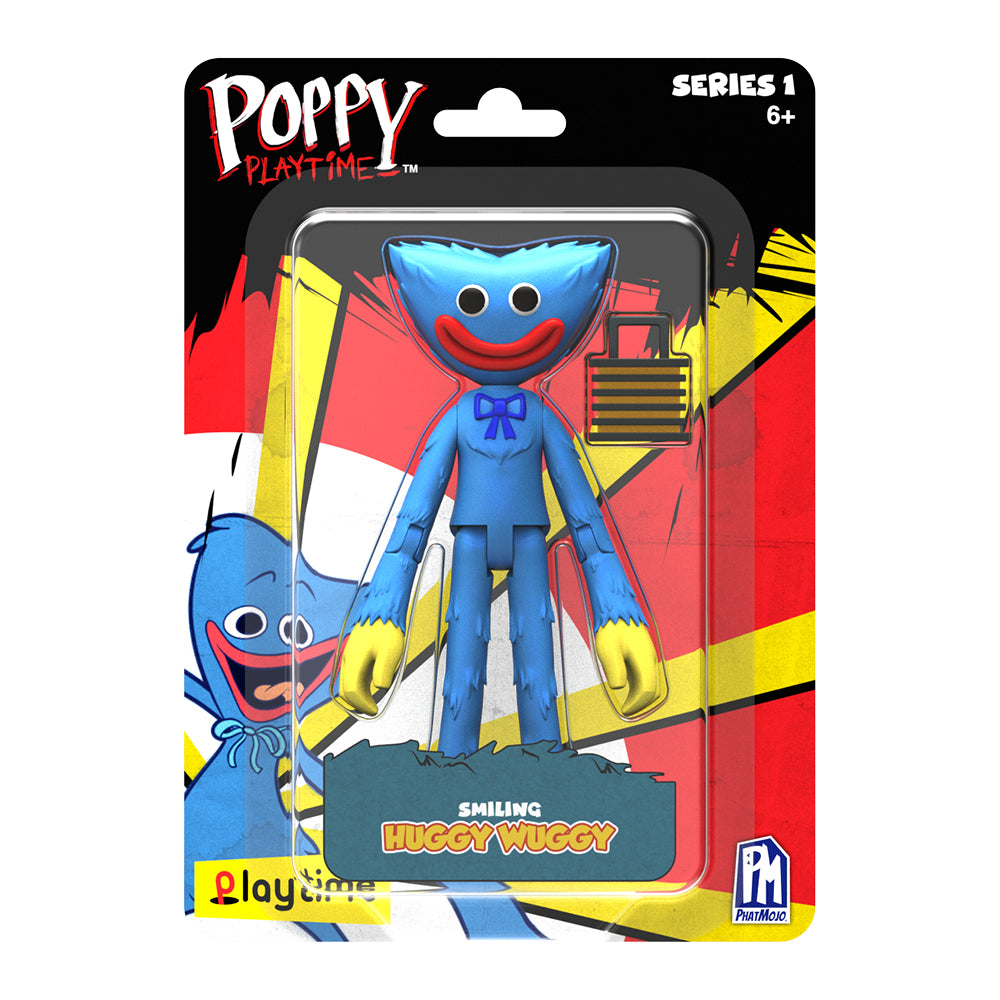 POPPY PLAYTIME - Smiling Huggy Wuggy Action Figure (5" Posable Figure, – EpicDrops.com
