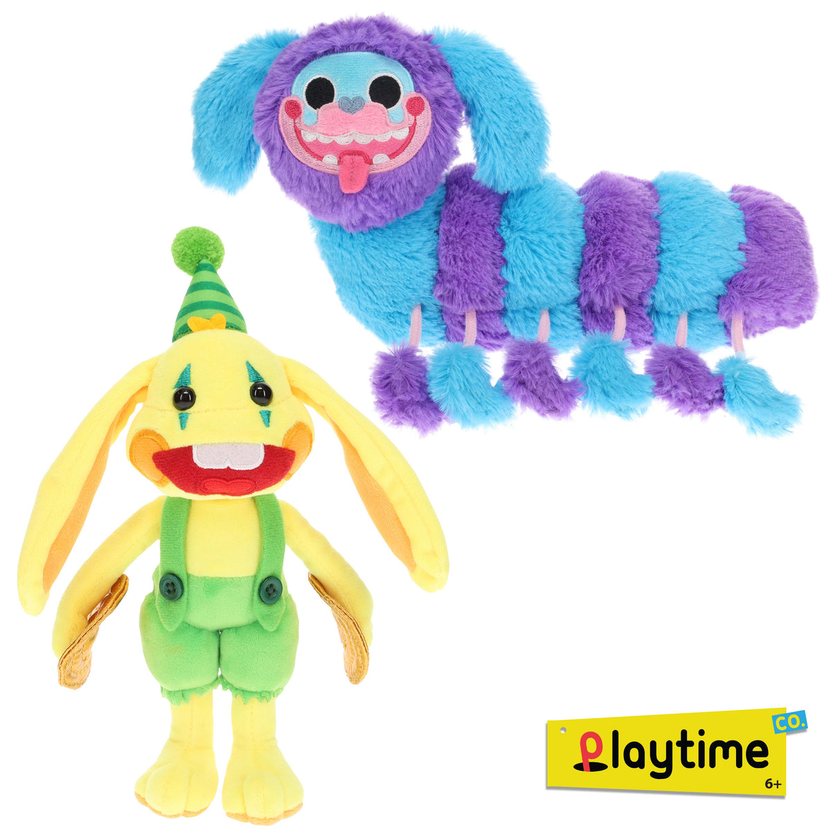 POPPY PLAYTIME - Bunzo Bunny & PJ Pug-a-Pillar Collectible Plush 2-Pac ...