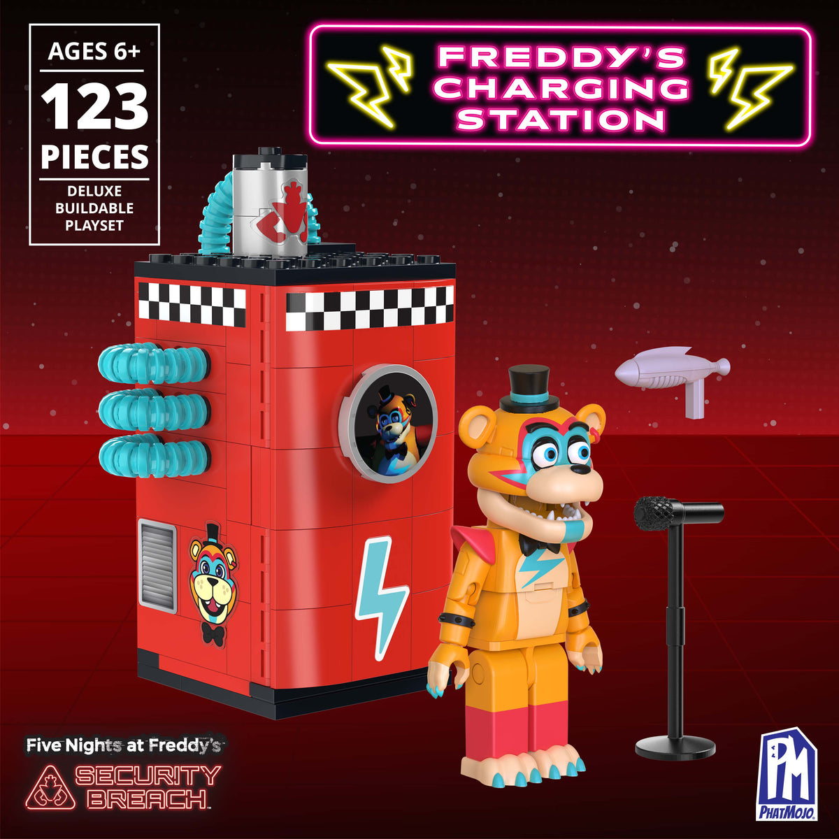 Five Nights At Freddy S Phat Tacks Freddy S Charging Station Playset