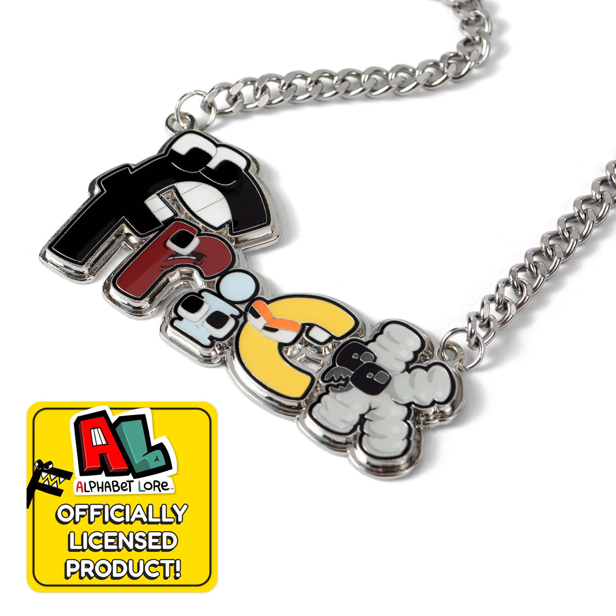 ALPHABET LORE – Frick Charm Necklace | Metallic Charm w/ 16" Chain & E ...