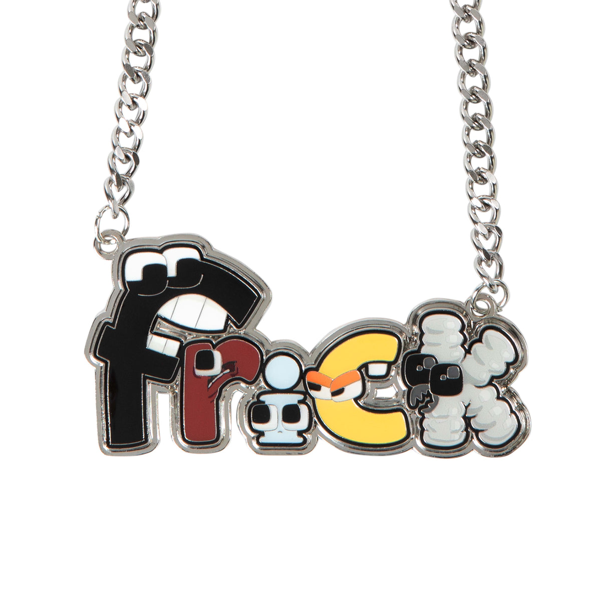 ALPHABET LORE – Frick Charm Necklace | Metallic Charm w/ 16" Chain & E ...