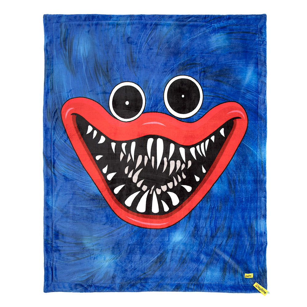 POPPY PLAYTIME - Huggy Wuggy Double-Sided Fleece Blanket (50 x 60", Se ...