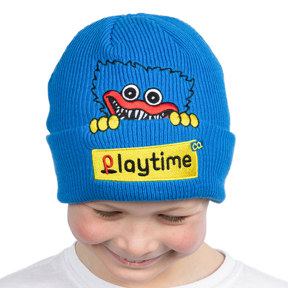 POPPY PLAYTIME - Peeking Huggy Wuggy Beanie (Knit Beanie w/ Embroidery ...