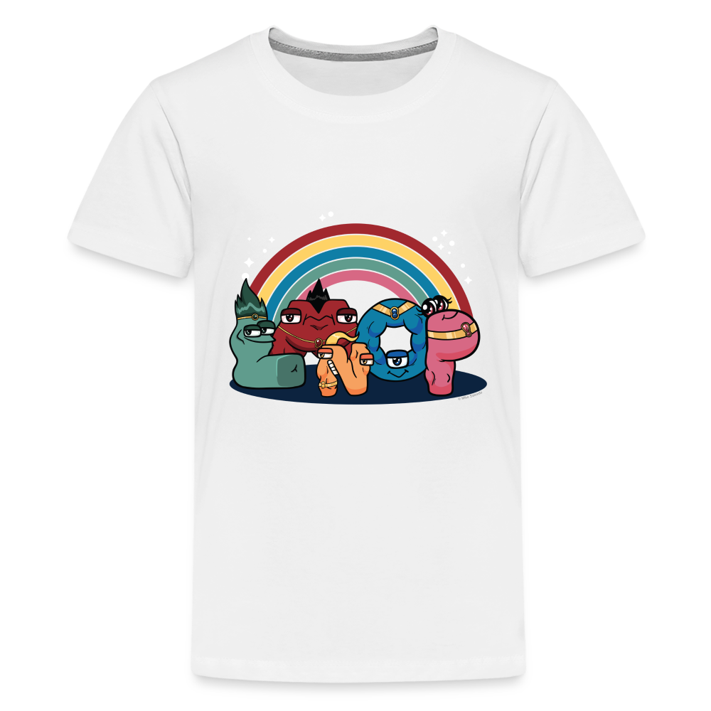 ALPHABET LORE - LMNOP Rainbow T-Shirt (Youth) – EpicDrops.com