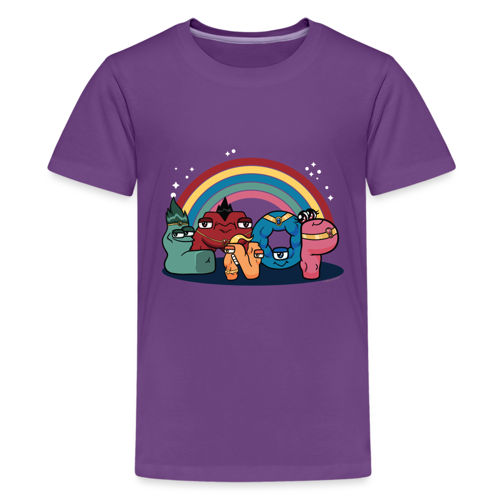 ALPHABET LORE - LMNOP Rainbow T-Shirt (Youth) – EpicDrops.com