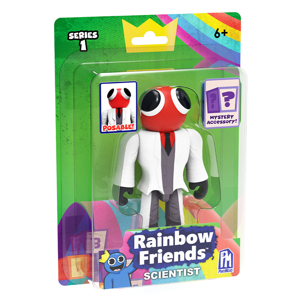 RAINBOW FRIENDS – Scientist Action Figure (5" Tall Posable Figure, Ser ...